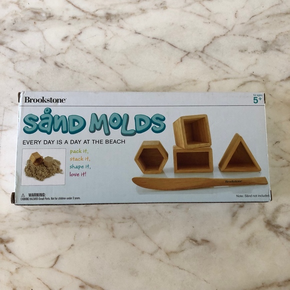 Brookstone | Accents | Brookstone 4 Piece Wood Sand Molds Shaping Tool ...